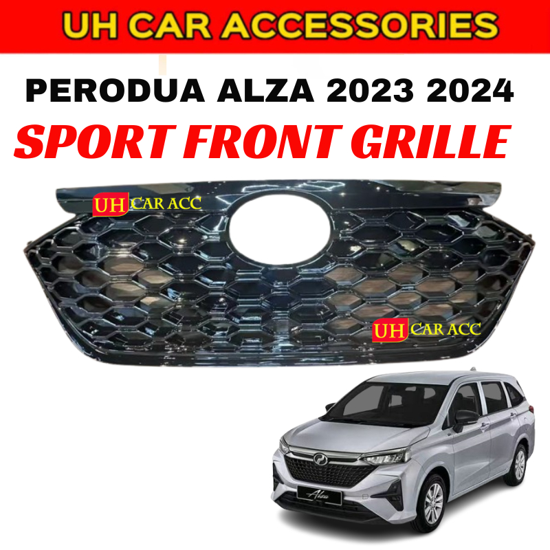 PERODUA ALZA 2022 2023 2024 ABS SPORT FRONT GRILLE GRILLE | Shopee Malaysia