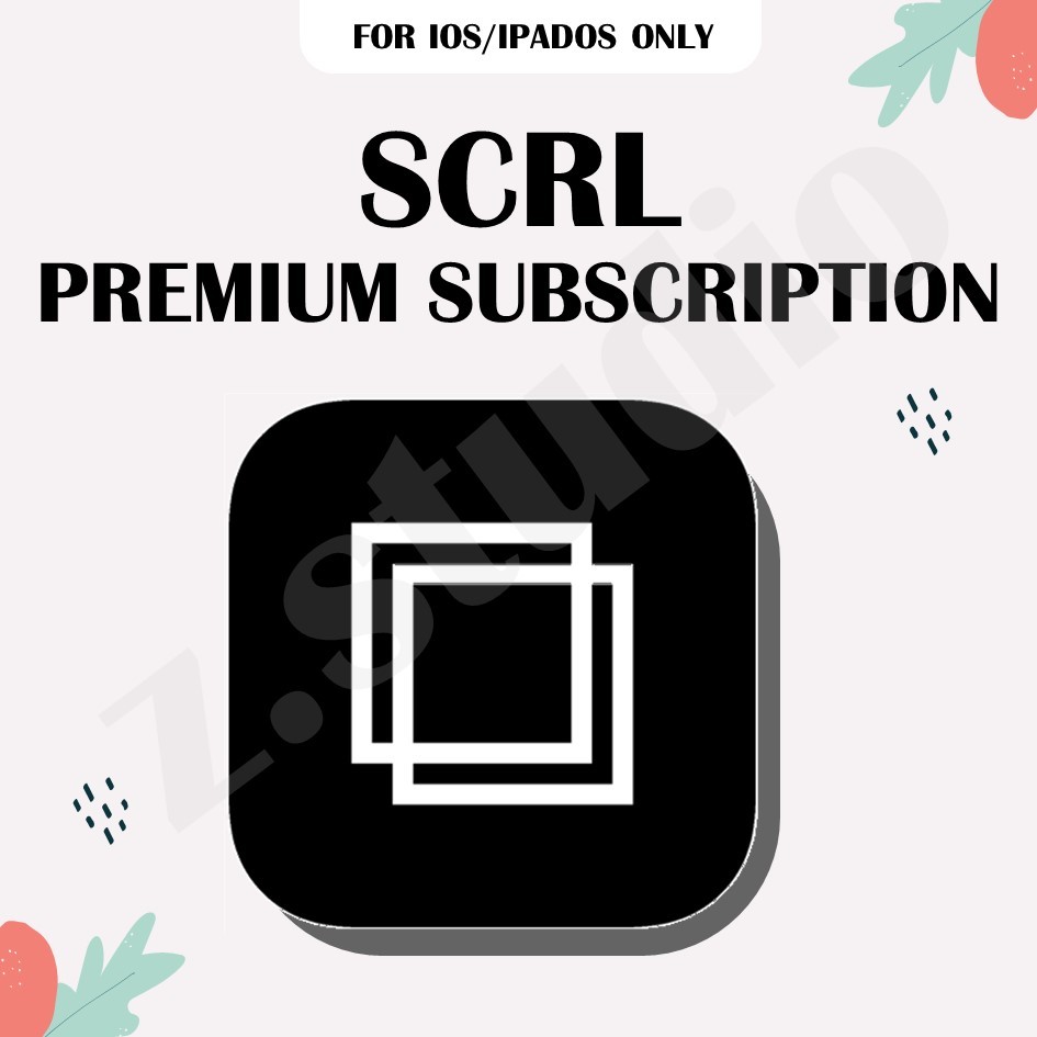 SCRL Premium Subscription | Photo Collage Maker | Shopee Malaysia