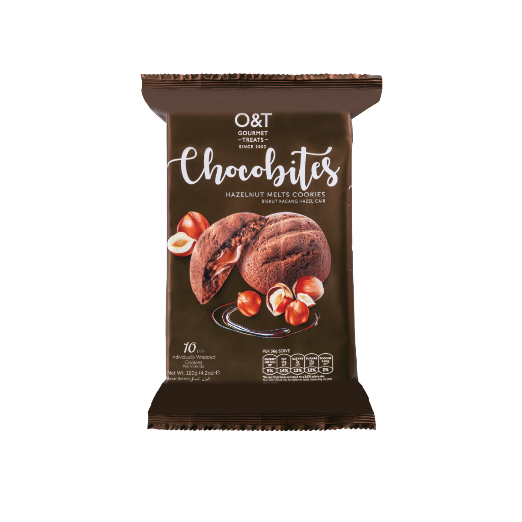 O&T Bundle Pack Single Combo Hazelnut Melts Cookies Biskut Coklat ...