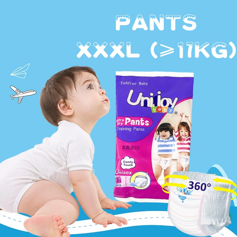 【Trial Pack】Unijoy Baby Diapers Highly Absorbent Newborn Diapers Lampin ...