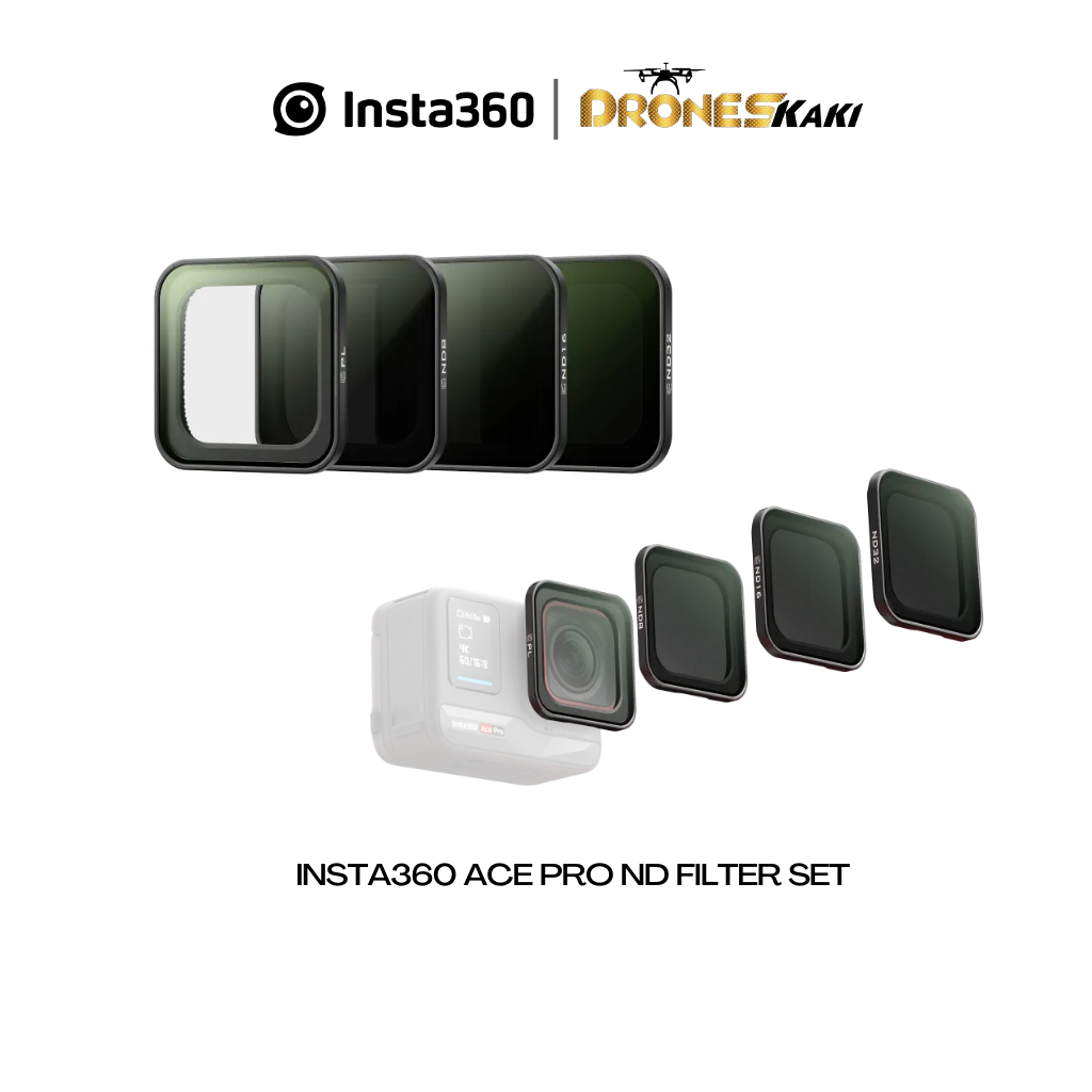 Insta360 Ace Pro ND Filter Set - ND8, ND16, ND32, and PL | Shopee Malaysia