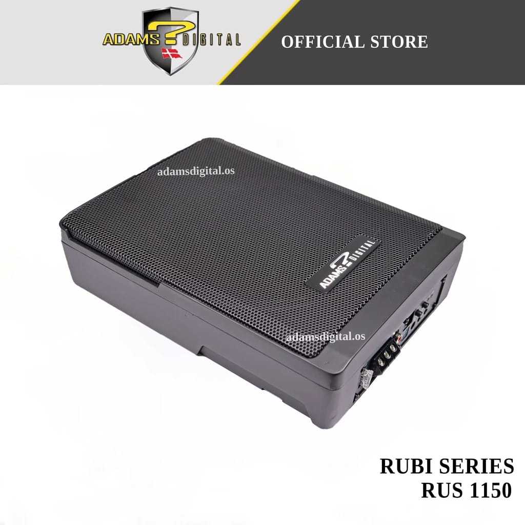 ADAM DIGITAL 10"' inch underseat active subwoofer 1000w max RUS-1150 ...