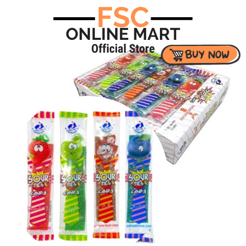 [FSC] Twinfish Sour Ties Chewy Candy 8gm x 40's | Shopee Malaysia