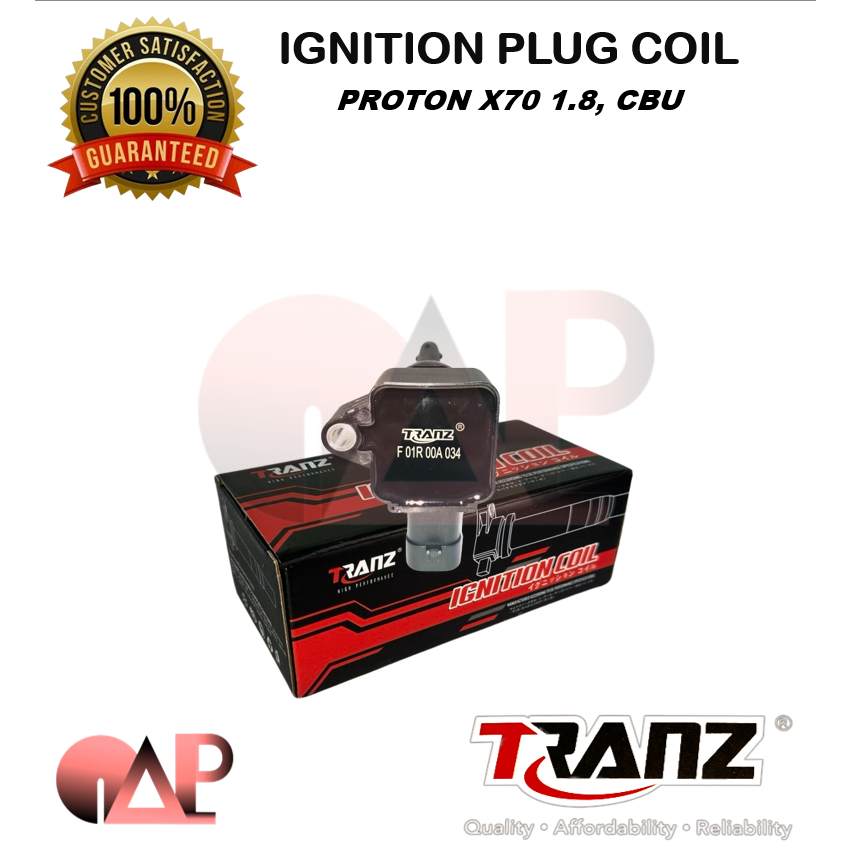 TRANZ PROTON X70 1.8 CBU IGNITION PLUG COIL / PLUG COIL F01R 00A 034 ...