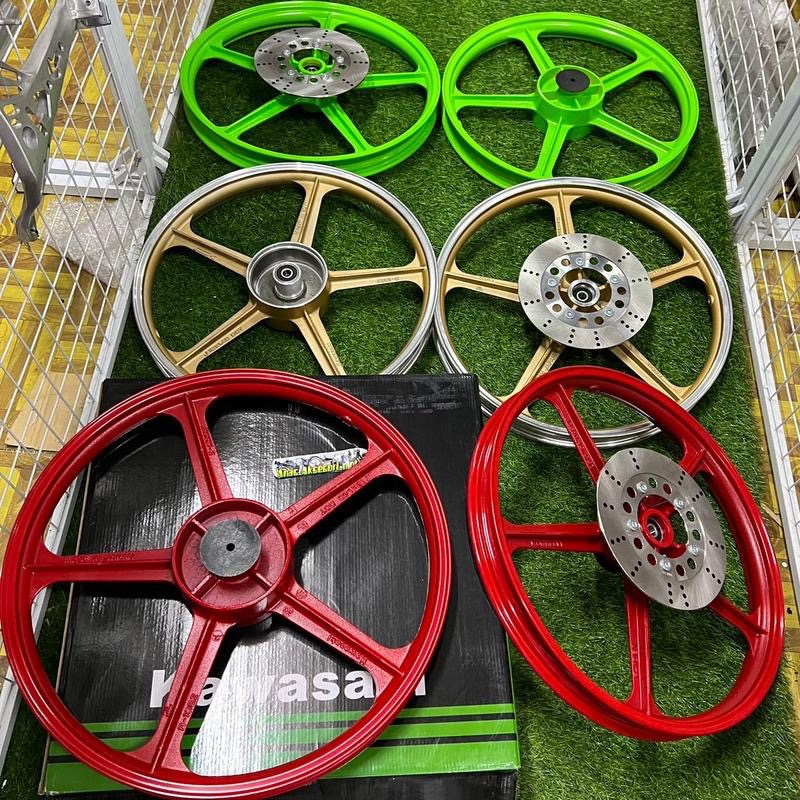 🔥AR80 SPORT RIM EX5 WAVE LAGENDA KRISS SIAP CUSTOM TAPAK HUB SPOKET DAN ...
