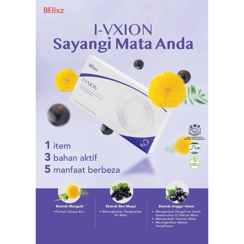 BElixz I-VXION 100% ORIGINAL (1.5gx30 Sachets) EXP: 29/06/2025 | Shopee Malaysia