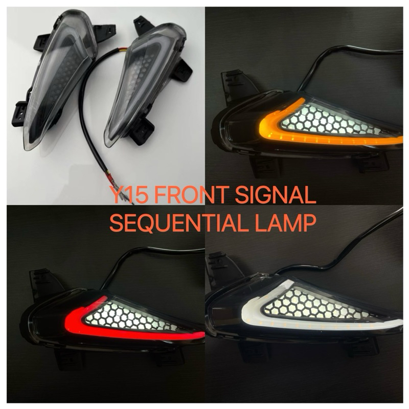 Y15ZR PILOT LAMP SIGNAL KIRI KANAN RHINO RACING Y15 V1 V2 SEQUENTIAL ...