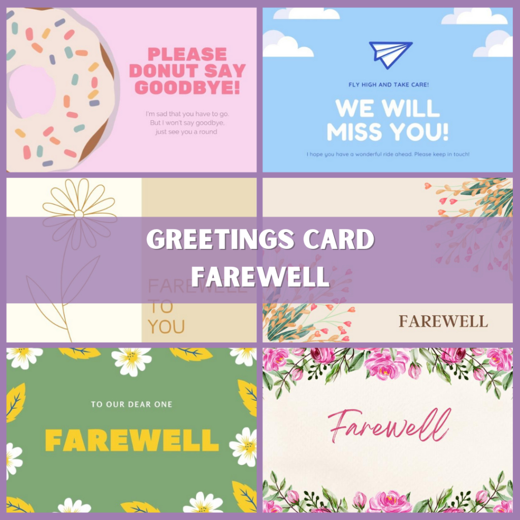 [PACK/5pcs] FAREWELL GREETINGS CARD | Shopee Malaysia