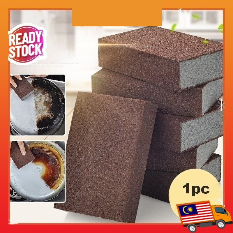 🚚ReadyStock🚚 1 Pcs Fine Flexible Sponge Carborundum Brush Kitchen ...