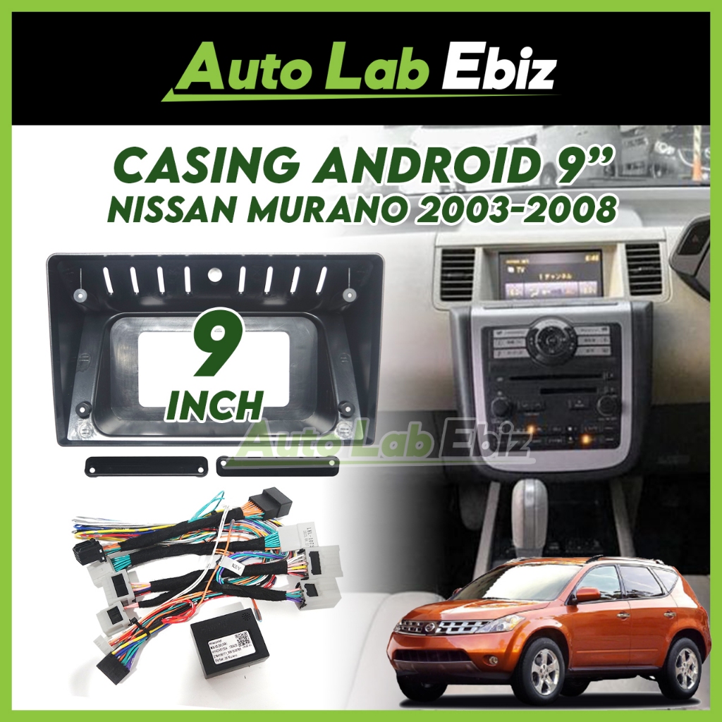 Nissan Murano 2003-2008 Android Player Casing 9" inch with Socket Power ...