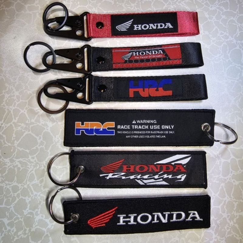Keychain Honda Racing HRC HONDA Key Chain Motorsport Motorcycle ...