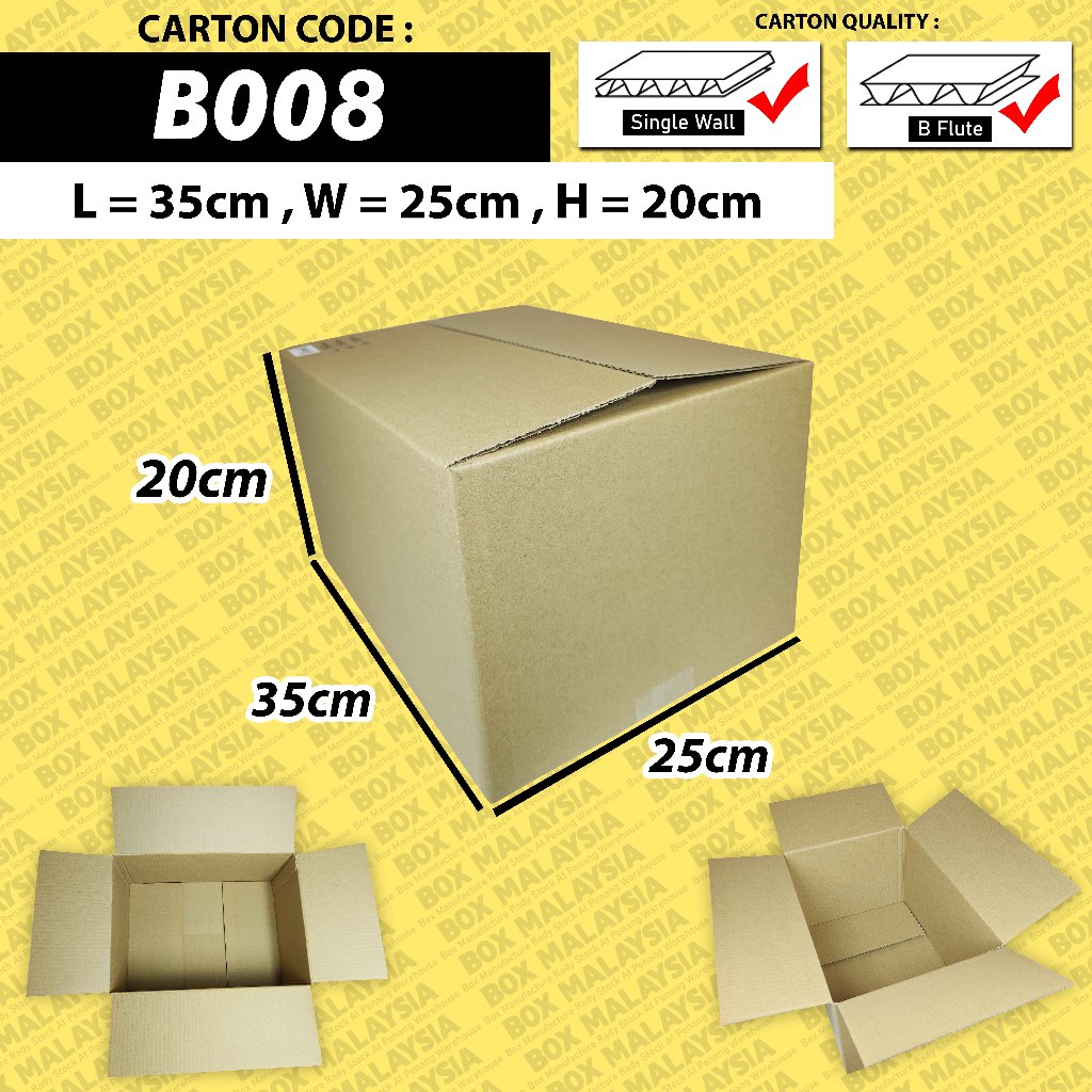 Kotak Packaging Box B Series Carton Box Packing Box Paper Boxes Hidden ...