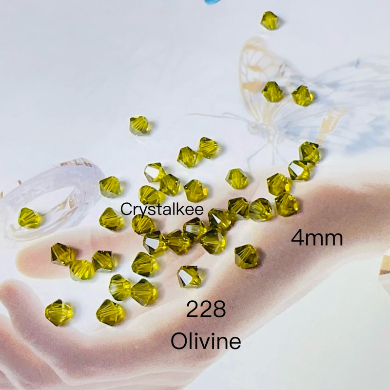 5328 4mm XILION BICONE Colours Swarovski AUSTRIA CRYSTAL ELEMENTS 36pcs ...