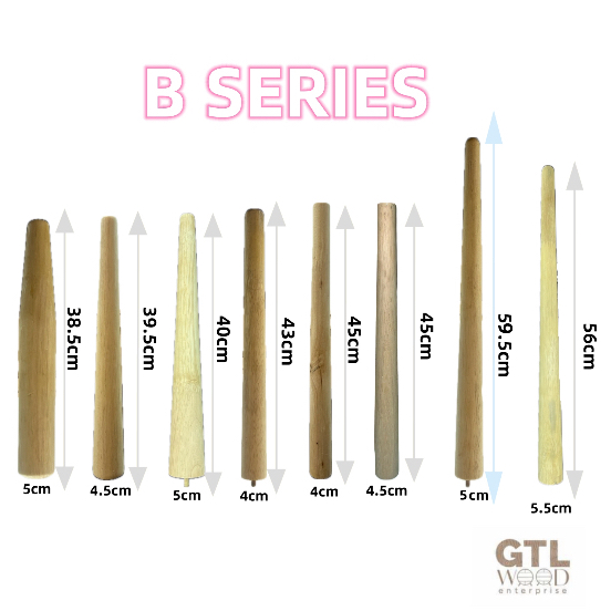 B series kaki sofa/solid wood sofa leg chair leg/table leg kaki Meja ...