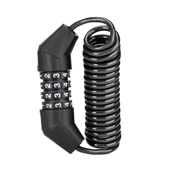 Flexible Bicycle Lock Keyless Spring Cable Lock Password Chain Lock ...