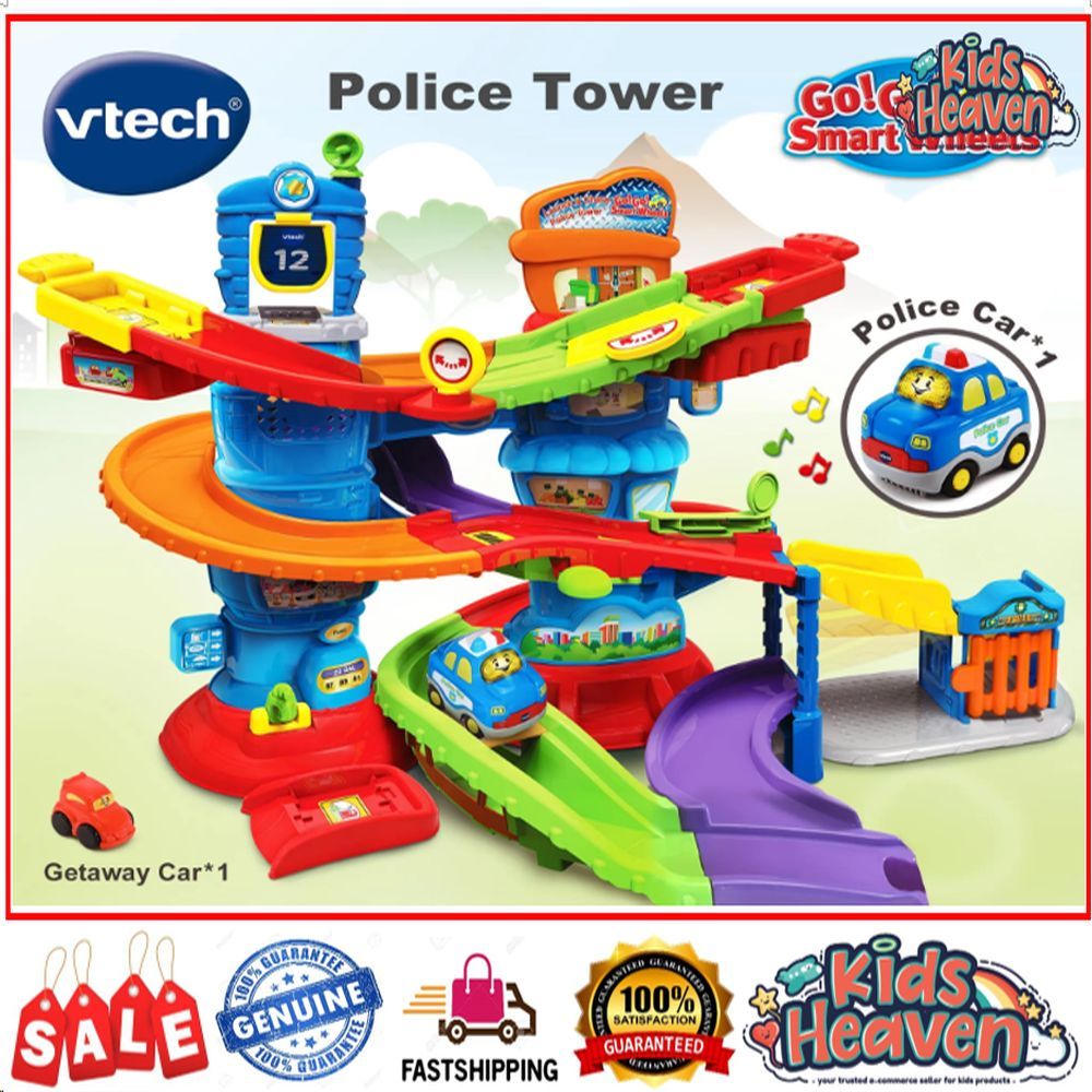 VTech Police Tower GO! GO! SMART WHEELS Vehicle Playset (100.0% ...