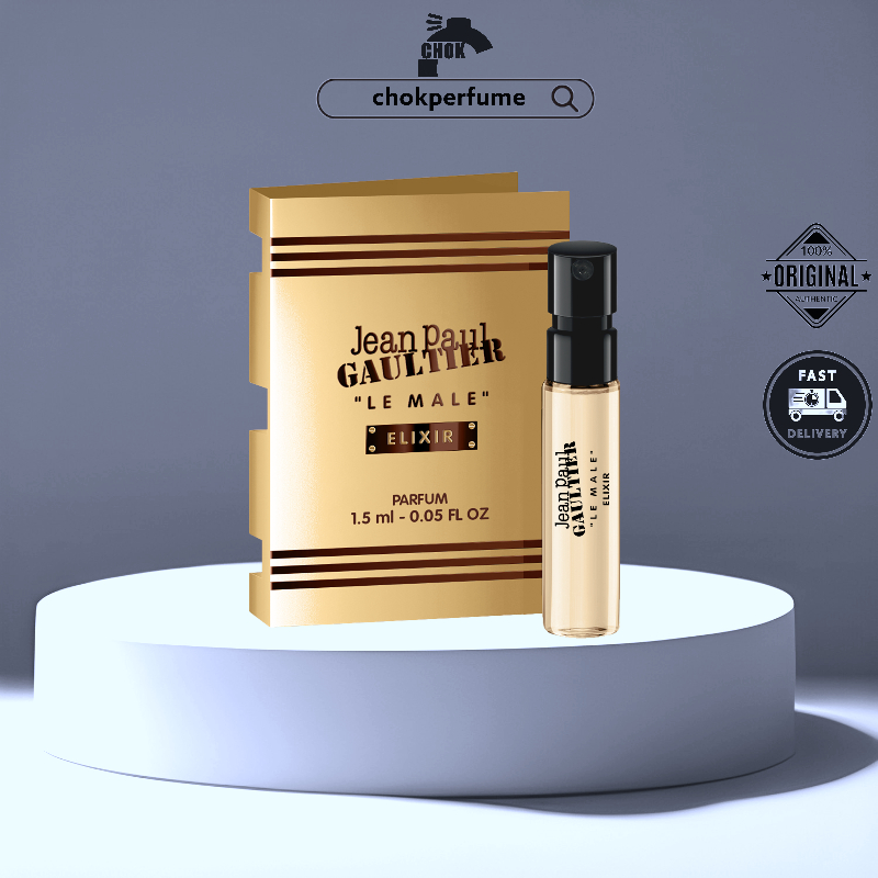 Jean Paul Gaultier Le Male Elixir Parfum 1.5ml Perfume Sample Vial (M) 2023 | Shopee Malaysia