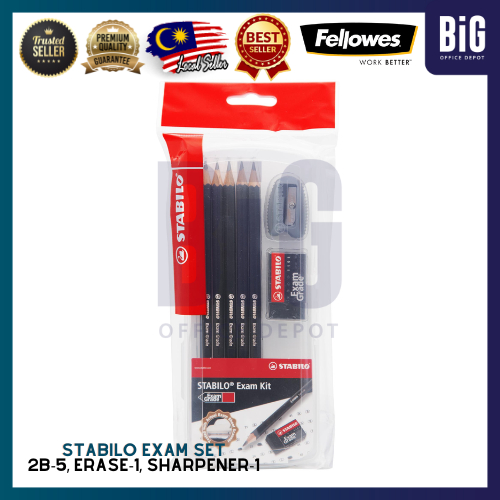 【READY STOCK】STABILO EXAM KIT | EXAM SET | STATIONERY SET | Shopee Malaysia