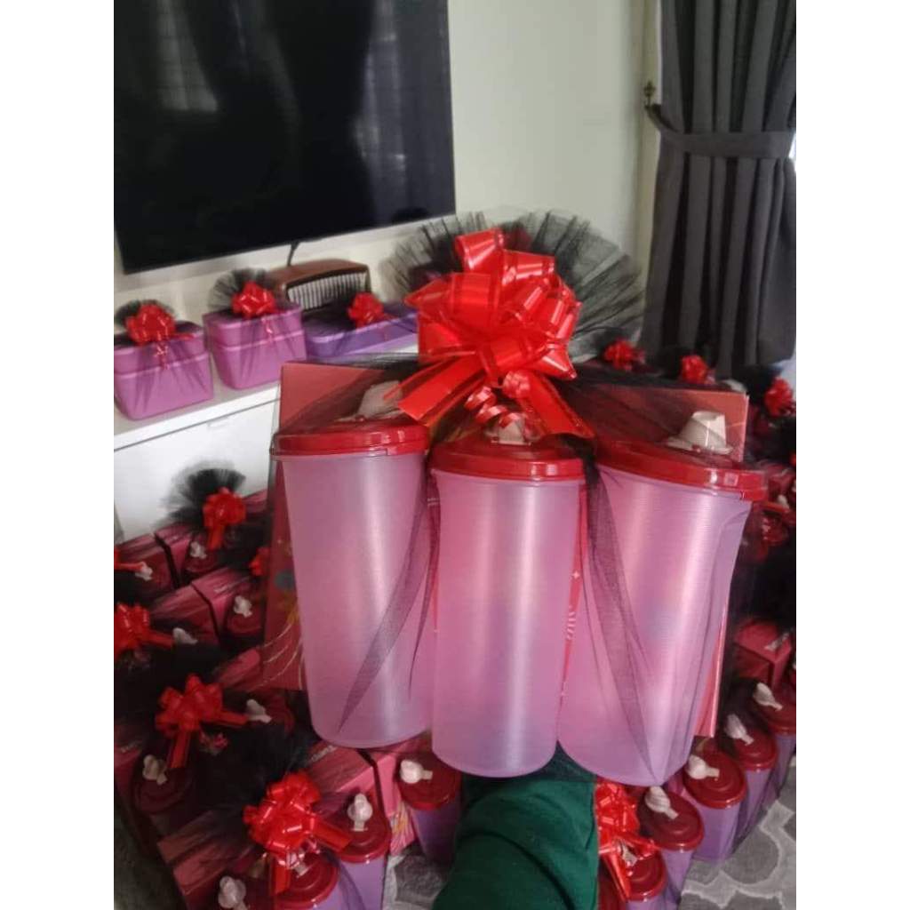 TUPPERWARE GIFT SET HAMPER BAJET HADIAH MURAH BIRTHDAY RAYA CENDERAHATI ...