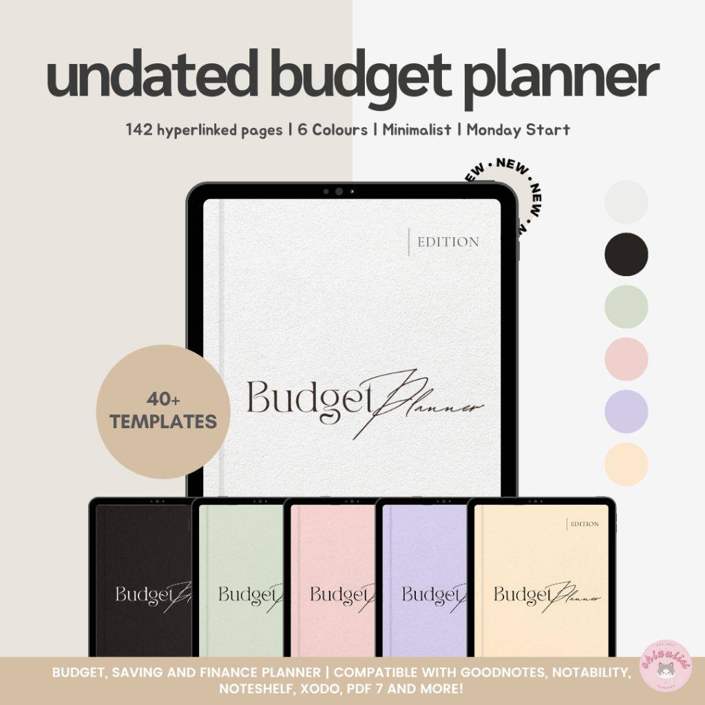 [PDF] DIGITAL PLANNER | UNDATED BUDGET PLANNER | SAVING FINANCE ...