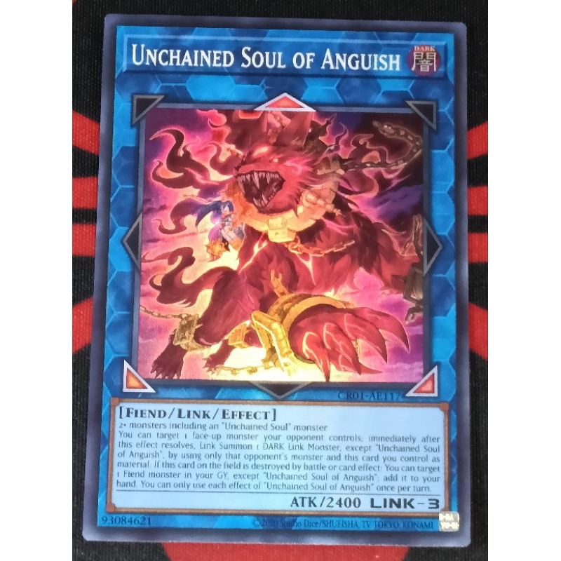 YUGIOH KONAMI CR01-AE117 Unchained Soul of Anguish (Super Rare ...