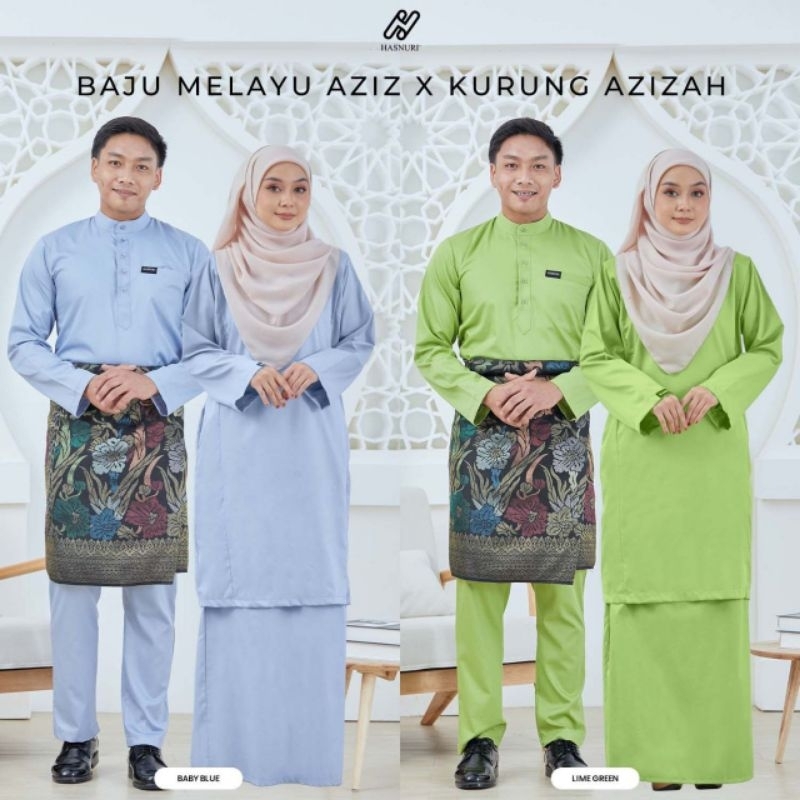 BAJU KURUNG AZIZAH BAJU MELAYU AZIZ HASNURI SEDONDON KURUNG KAIN LIPAT ...