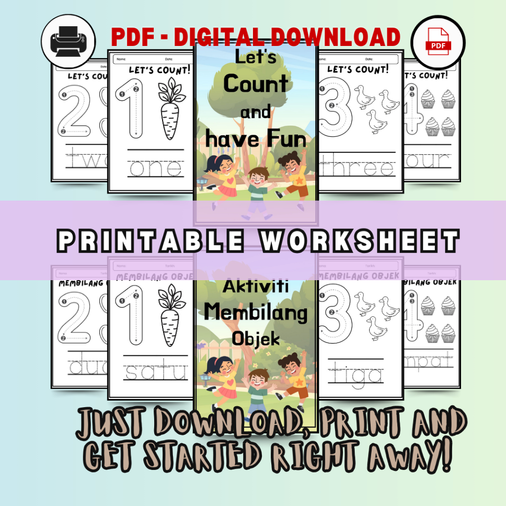 [PDF] Printable Mathematics Worksheets for Toddlers and Kindergarten ...