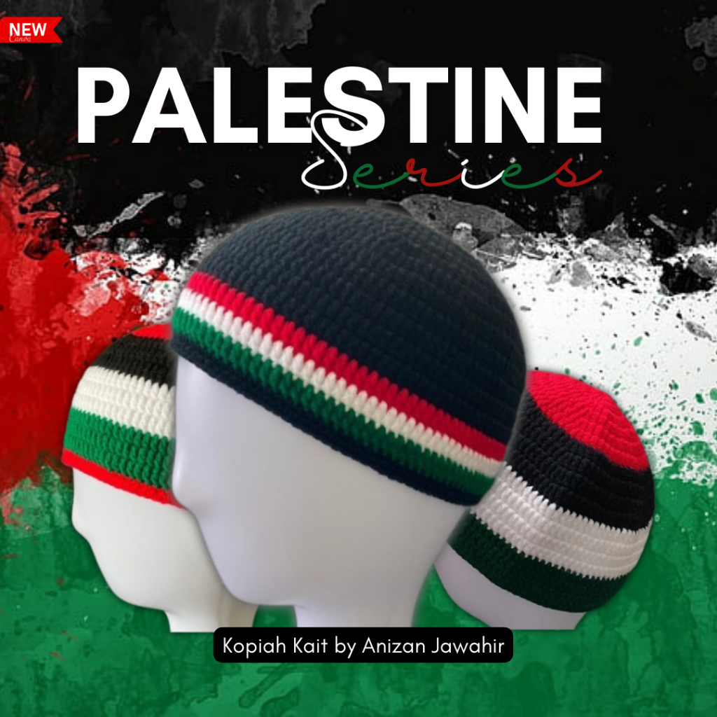 [PREORDER] Handmade / Custom made Kopiah Kait Palestin Muslim Prayer ...