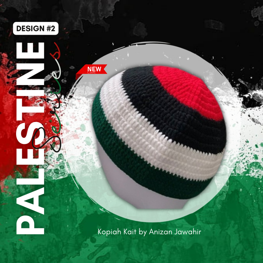 [PREORDER] Handmade / Custom made Kopiah Kait Palestin Muslim Prayer ...