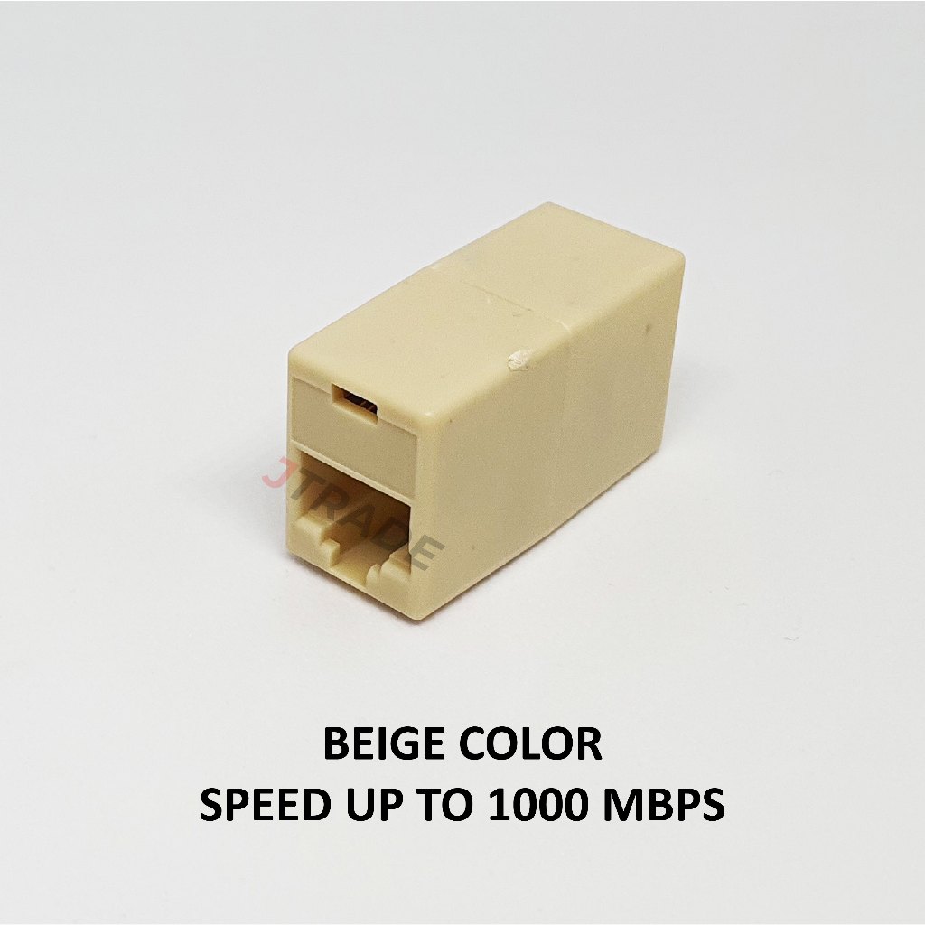 RJ45 8P8C LAN Network Straight Coupler Extender Joint Converter Plug ...