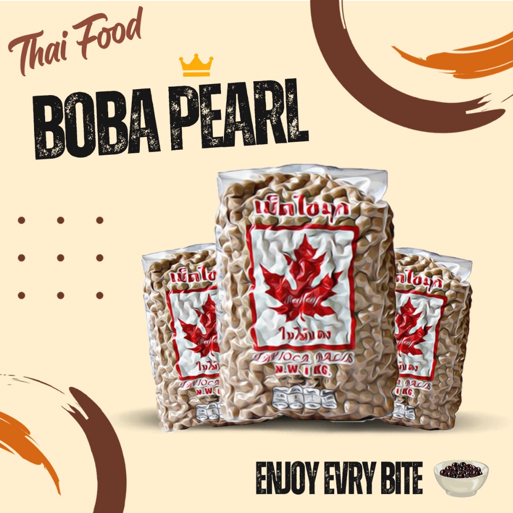 Boba Pearl Bubbles Boba Bubble Tea Pearl (1 KG) 🔥 | Shopee Malaysia