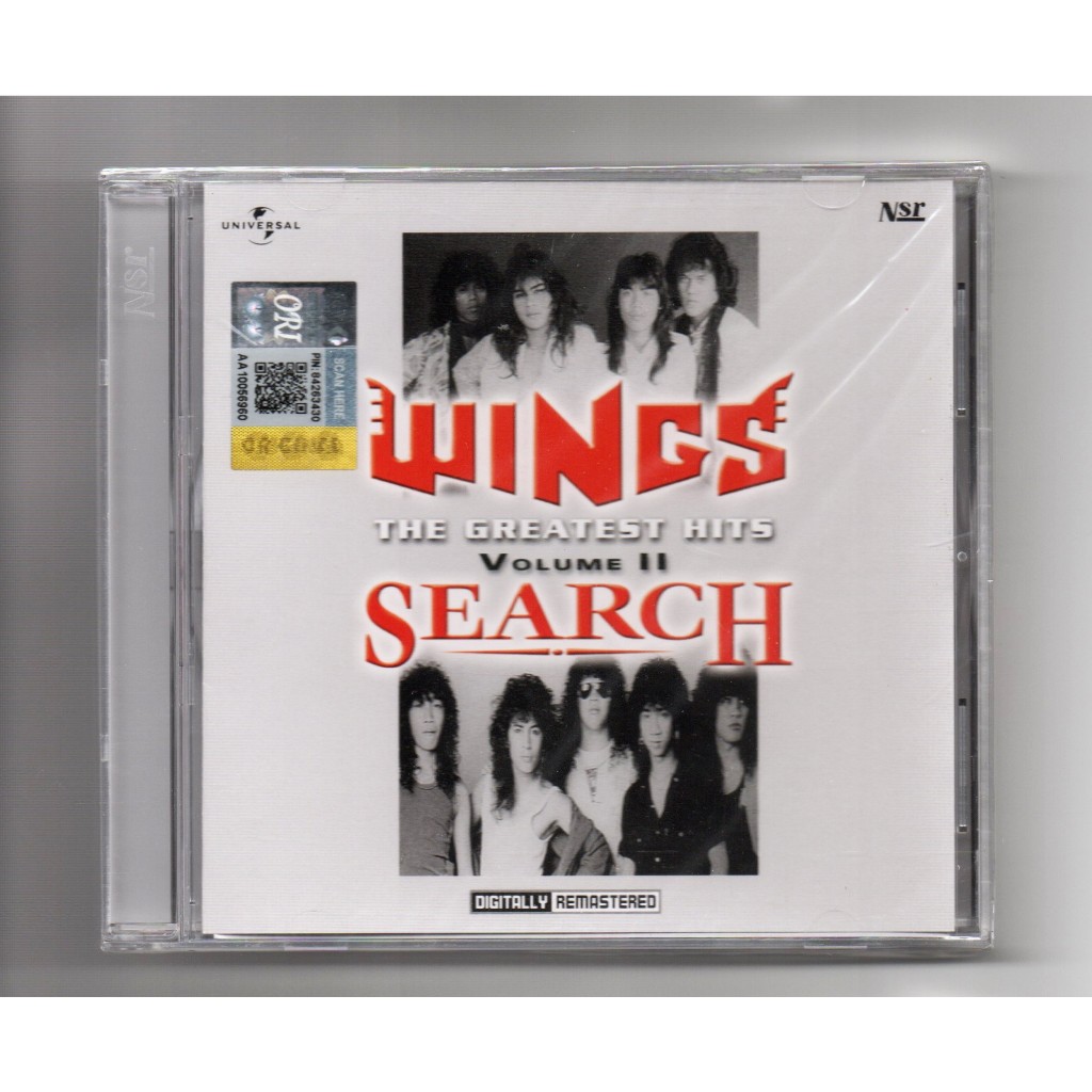 WINGS & SEARCH - The Greatest Hits II ( CD ) | Shopee Malaysia