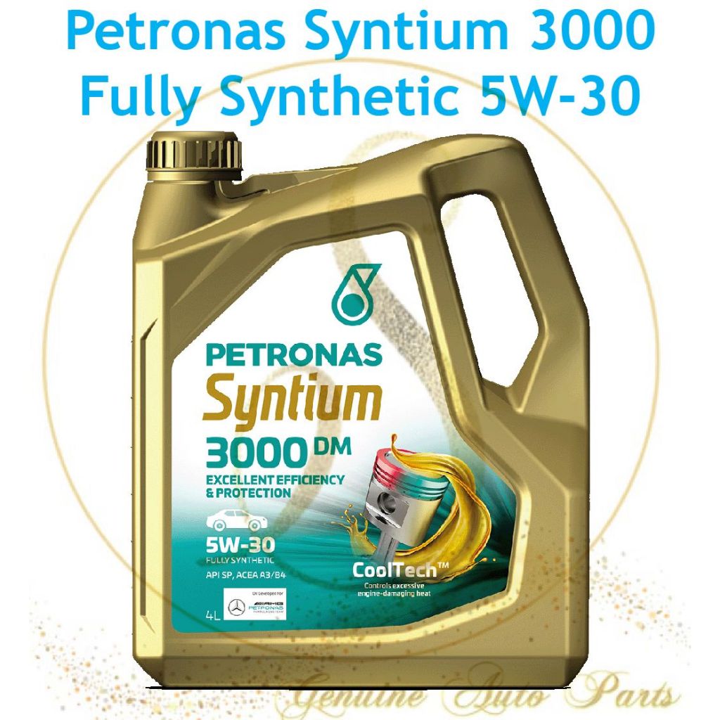 (100% ORIGINAL)Petronas Syntium 3000 5W30 SN/CF Fully Synthetic Engine ...
