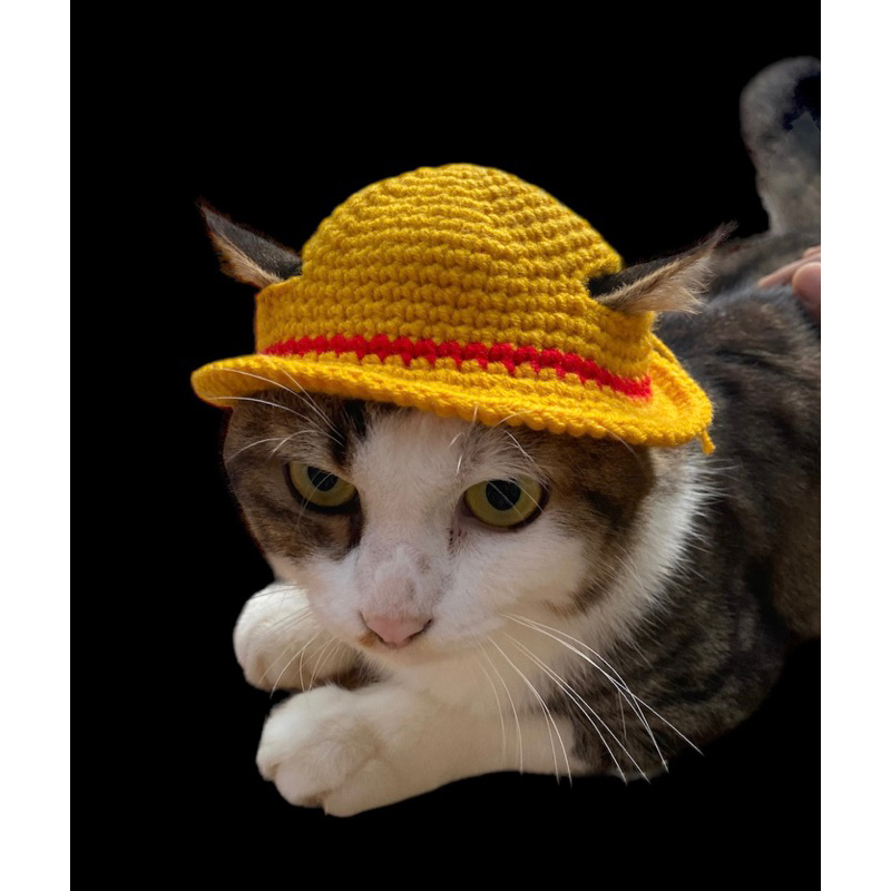Crochet handmade Craft Cute Cat Hat Topi Kucing | Shopee Malaysia