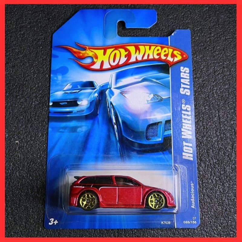 Hot Wheels Audacious Red 2007 Hotwheels Stars Blue Kad Collections HW ...