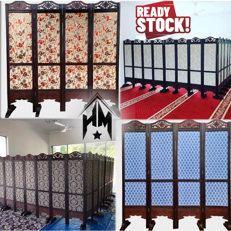 💥Original Partition Kayu | Pembahagi Ruang Kayu Original Wood screen ...