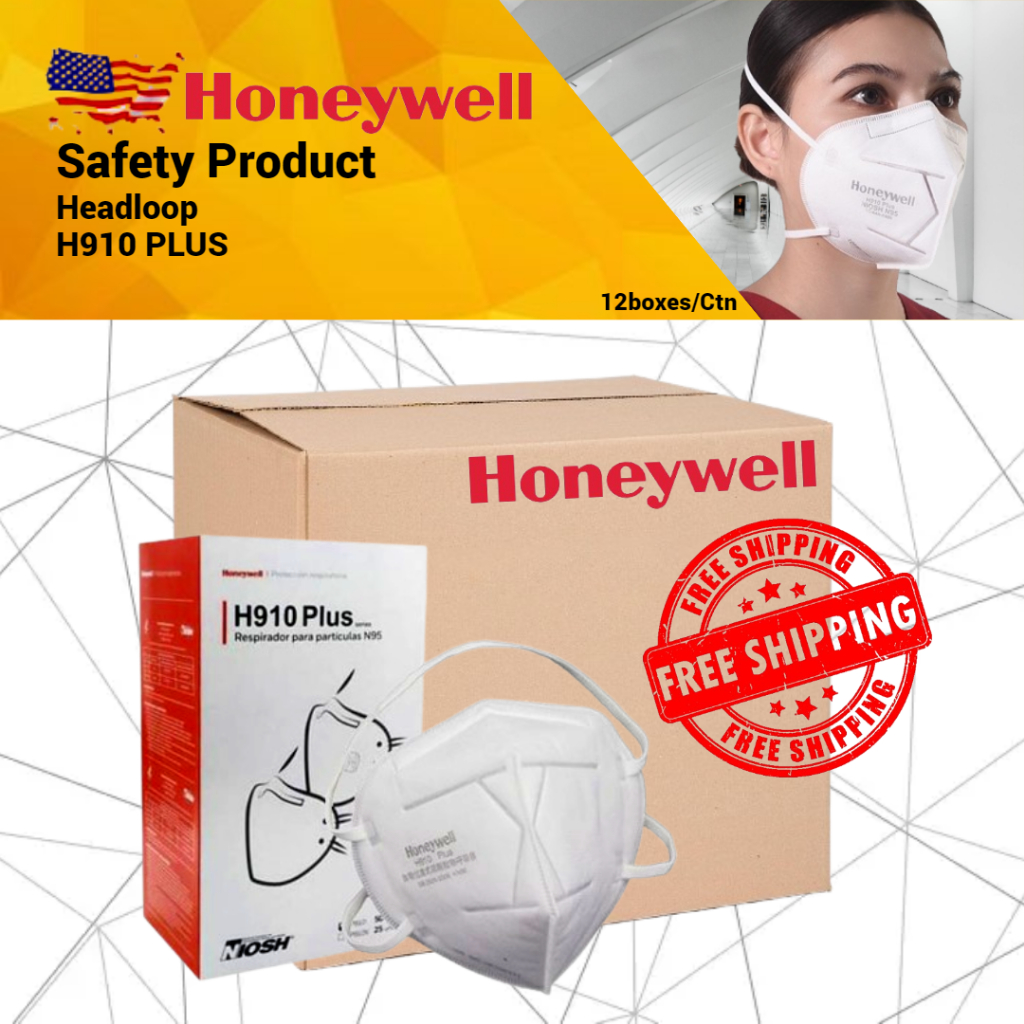 (Ready Stock) HONEYWELL H910 PLUS N95 RESPIRATOR (12 Boxes/ Cases)``` | Shopee Malaysia