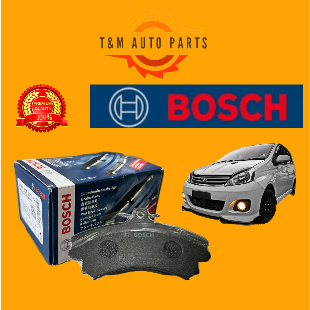 ORIGINAL BOSCH FRONT BRAKE PAD PERODUA VIVA | Shopee Malaysia