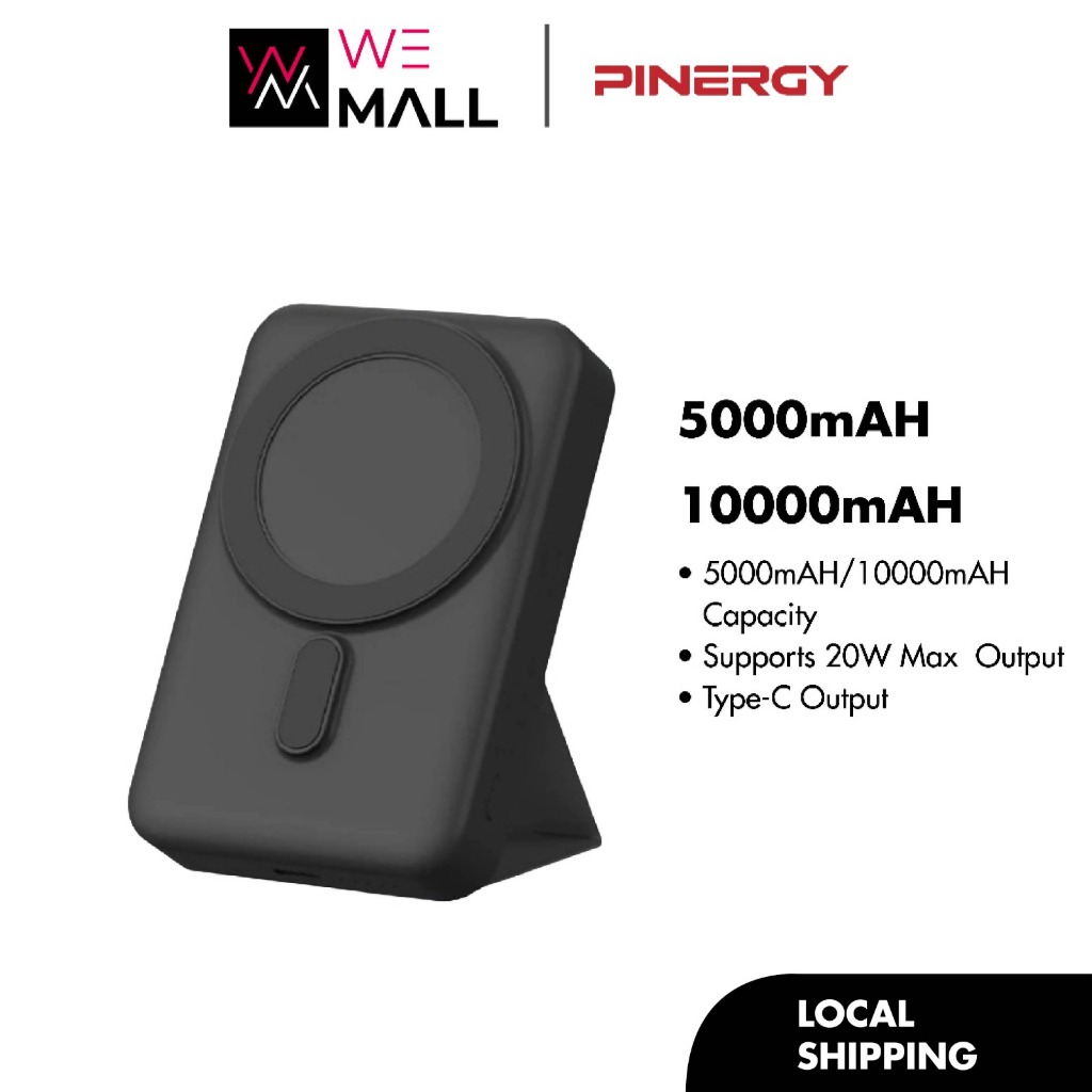 Pinergy V11 & V12 Powerbank Magnetic 15W Wireless Charging PD20W Type-C ...