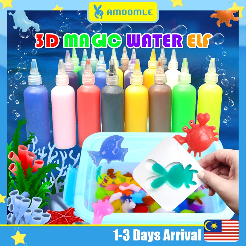 Magic Water Elf Set DIY Slime Toys for Kids Boys Girls Handmade Art ...