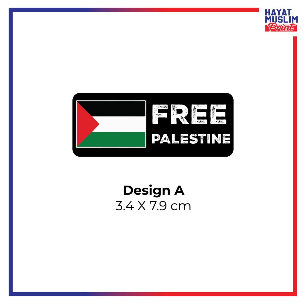 STIKER KERETA PALESTINE FREE PALESTINE | MOTOR STICKERS SOLIDARITY FOR ...