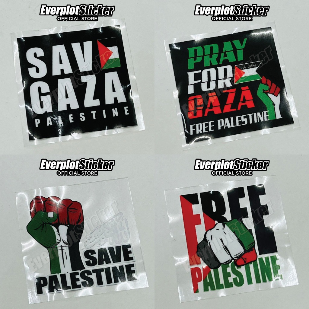 🔥ReadyStock🔥 Car Sticker, Window Sticker Palestine, Save Gaza , Stand ...