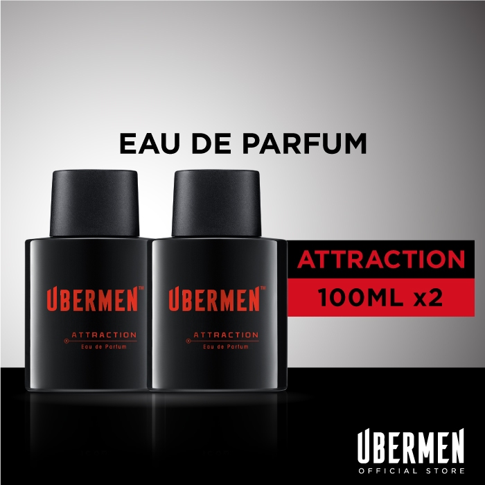 Ubermen EDP - Attraction (100ml x2) [Twin Pack] | Shopee Malaysia