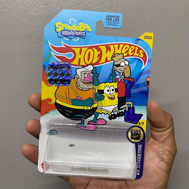Kad Custom size Mainline - Spongebob Invisible Mobile | Shopee Malaysia