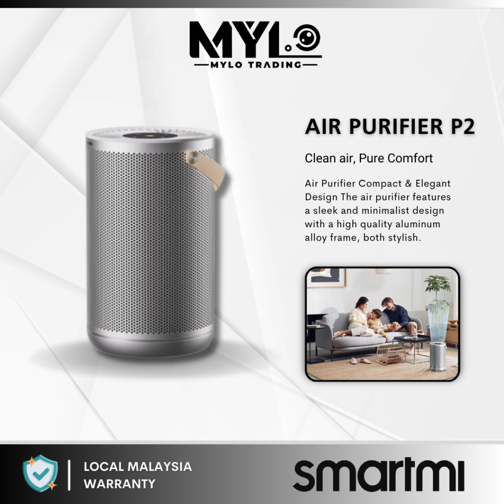 Smartmi Air Purifier P2 [ Built-in Battery, Cordless & Portable to ...