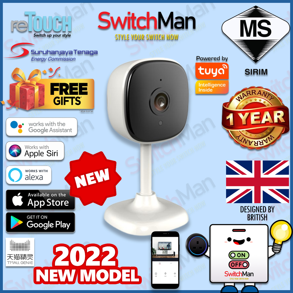 reTouch Smart Home Tuya Life App Remote Control Wireless Security CCTV ...