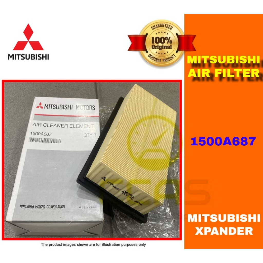 ( 100% Original ) Engine Air Filter For Mitsubishi Xpander - 1500A687 ...