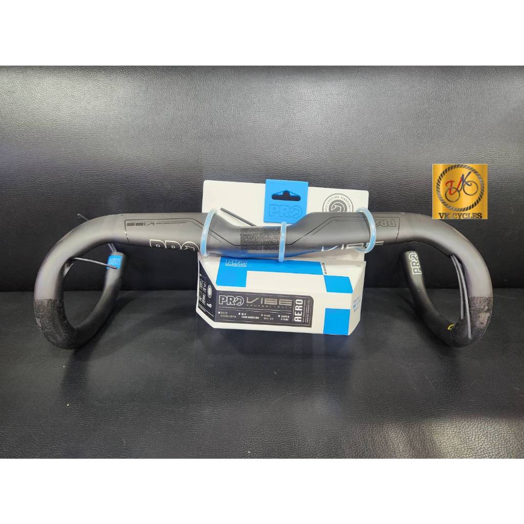 PRO VIBE AERO COMPACT SL (SUPER LIGHT) CARBON HANDLEBAR 38/40/42CM ...
