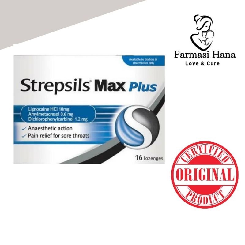 STREPSIL MAX PLUS 16s SUPER STRENGTH LOZENGES | Shopee Malaysia