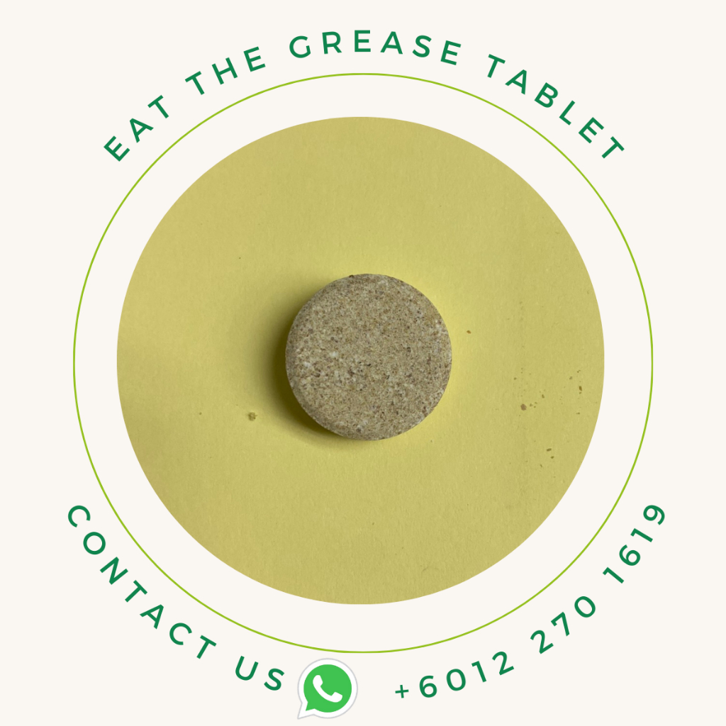 EAT THE GREASE TABLET UNTUK MASALAH SALURAN SINKI TERSUMBAT (4g ...